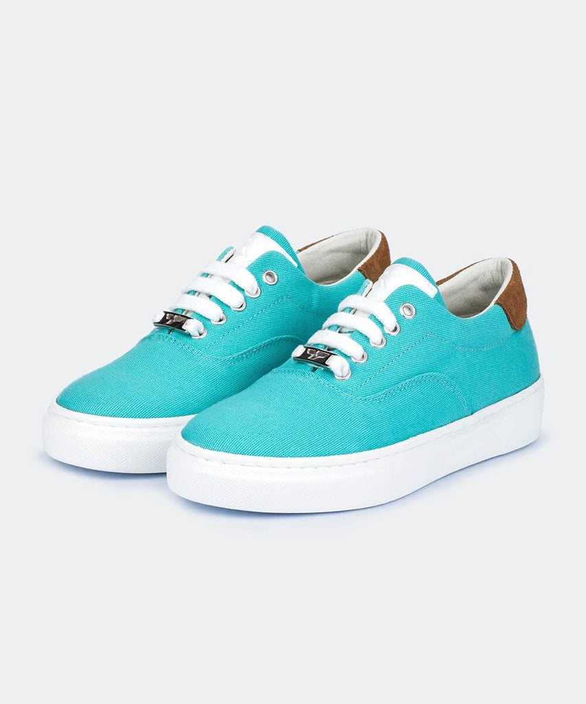 Zapatillas hombre azules - Zapatos mujer azul electrico - Tortola